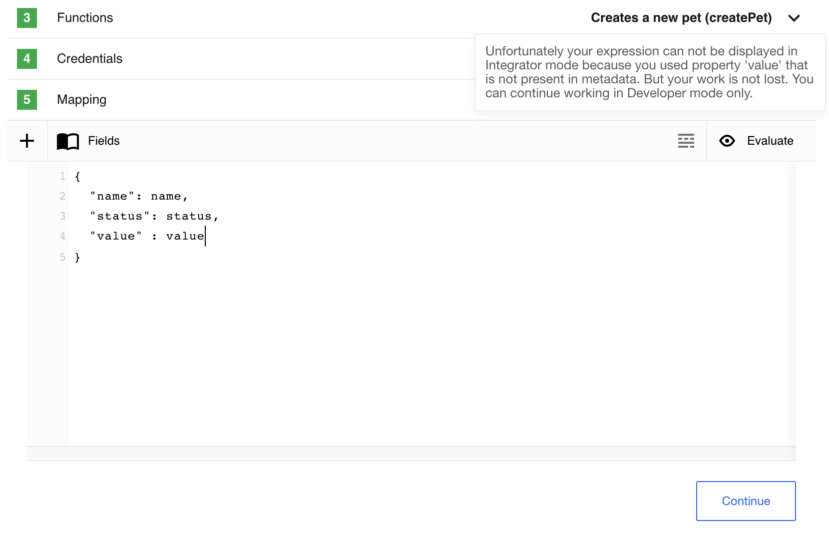AVA Documentation Mapping Data